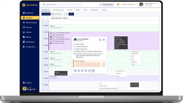 Healthcare Provider Scheduling Software | Surgicalendar - Surgi-Cal