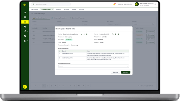 Surgery Scheduling Platform for Vendors | Surgicalendar - Surgi-Cal